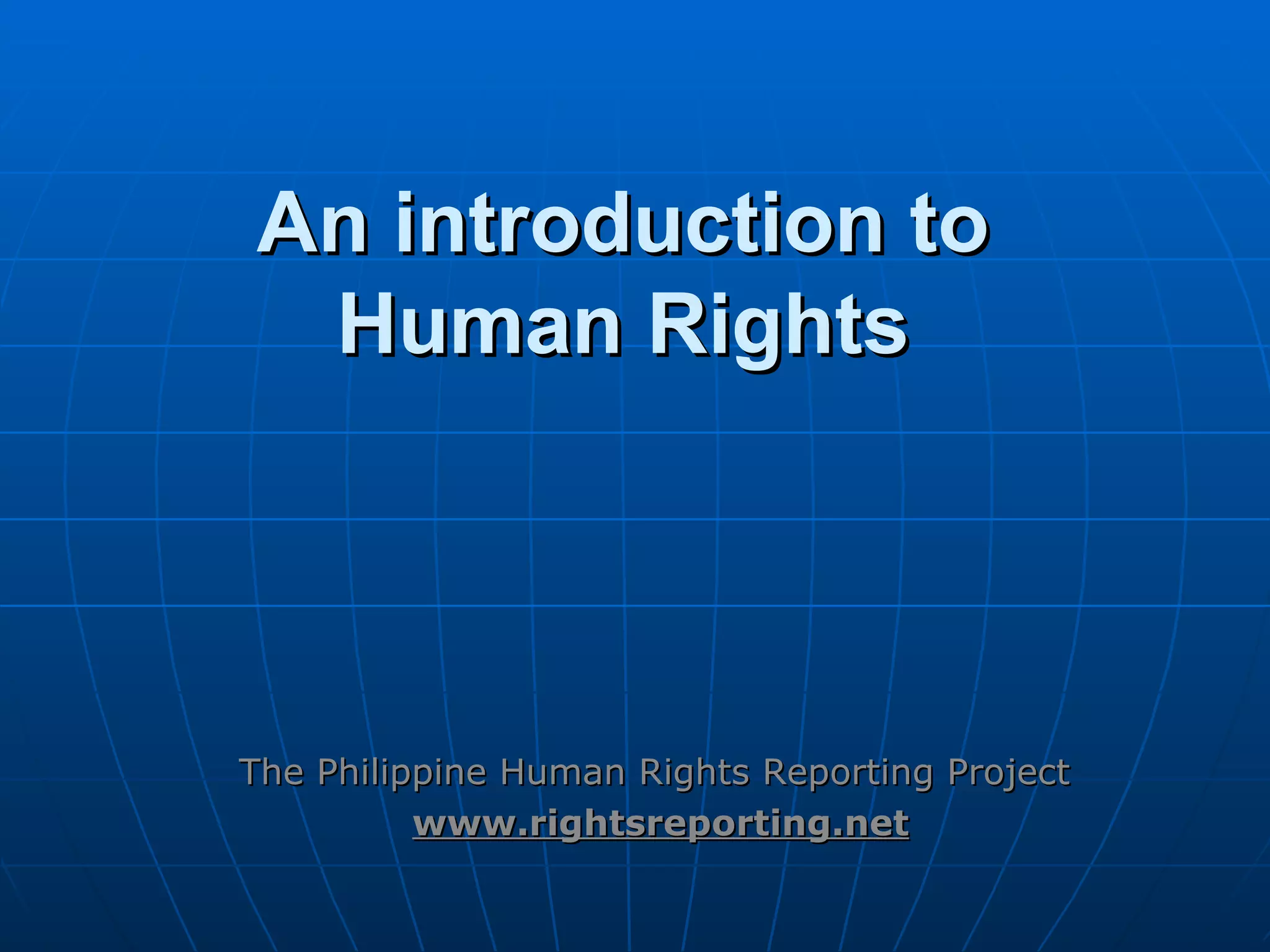 Basic human Rights | PPT