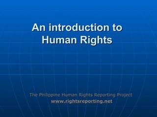 Basic human Rights | PPT