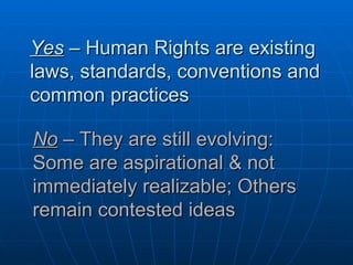 Basic human Rights | PPT