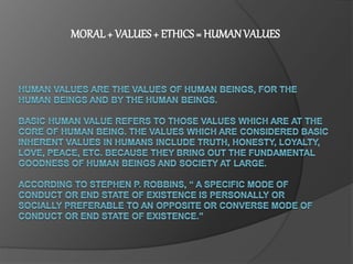 basic human values.pptx