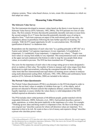 Basic human values hebrew university | PDF