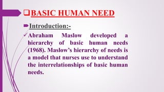 Details in Basic human need | PPTX