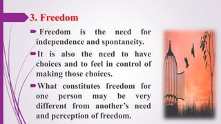 Details in Basic human need | PPTX