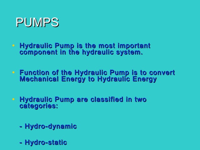 Basic hydraulics | PPT | Physics | Science