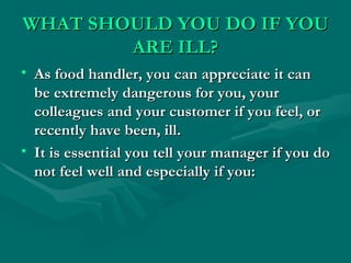 Basic hygiene centara 21 06 10 | PPT