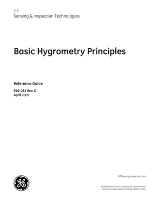 Basic hygrometry principles_english_2 | PDF