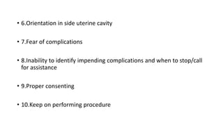 Basic Hysteroscopy.pptx | Surgery | Medical Health