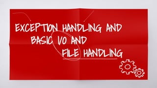 Basic i/o & file handling in java | PDF