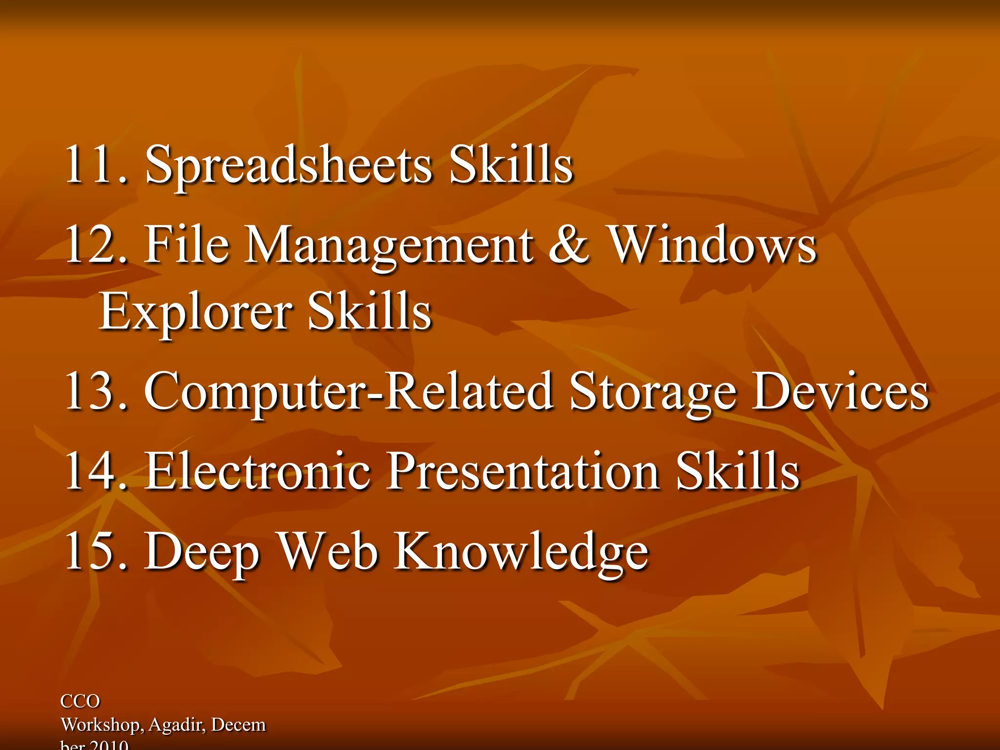 Basic ict skillsccodec10 | PPT