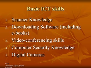 Basic ict skillsccodec10 | PPT