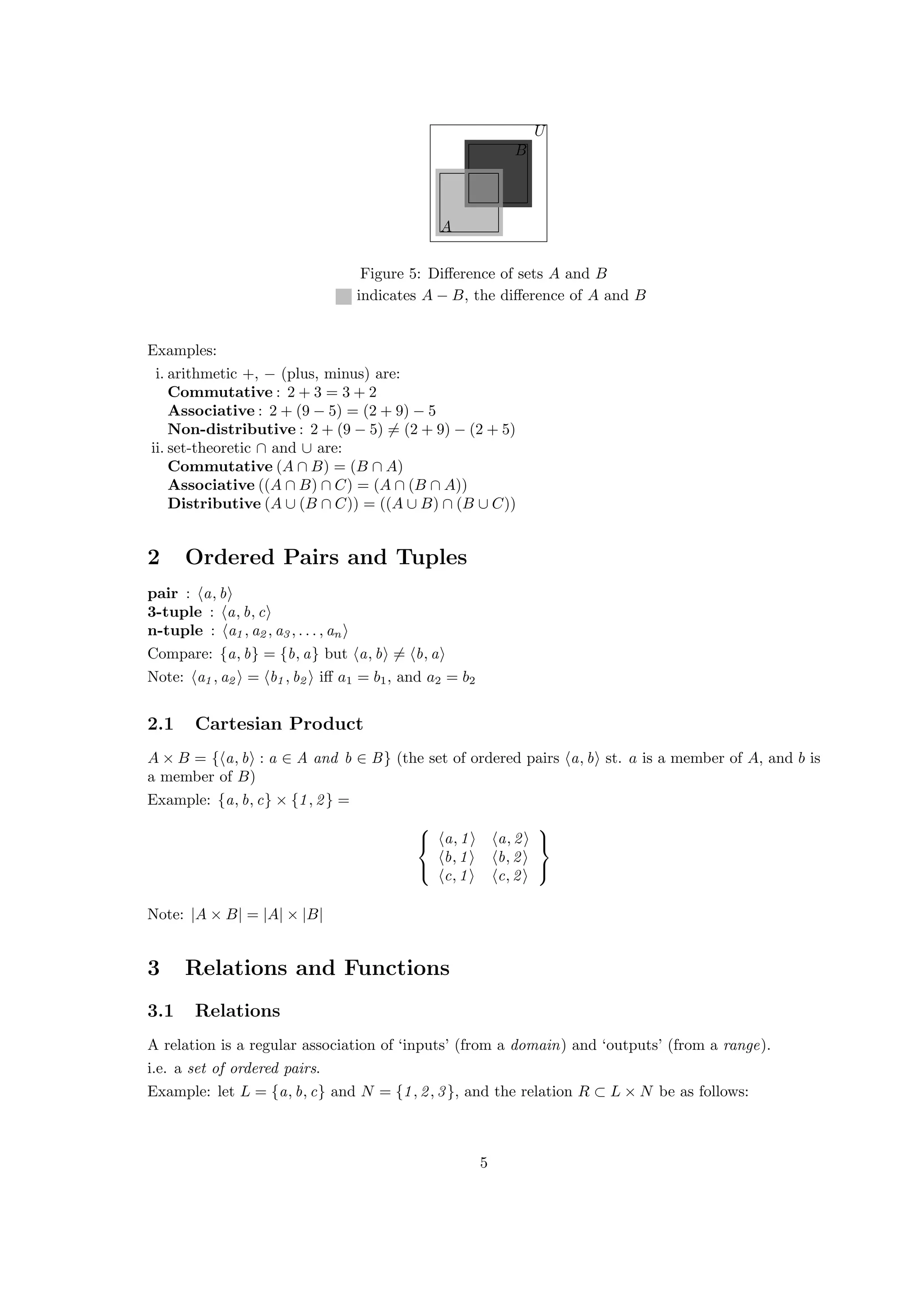 Basic idea of set theory | PDF