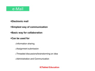 Basic idea on ict in education | PPTX