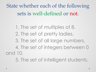 Basic Ideas of Set - Mathematics 7 .pptx