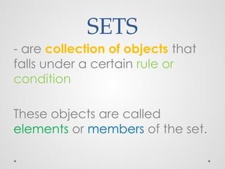 Basic Ideas of Set - Mathematics 7 .pptx