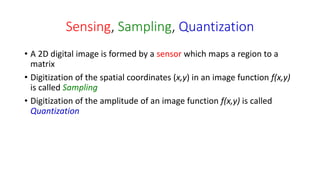 Basic image processing techniques | PPTX