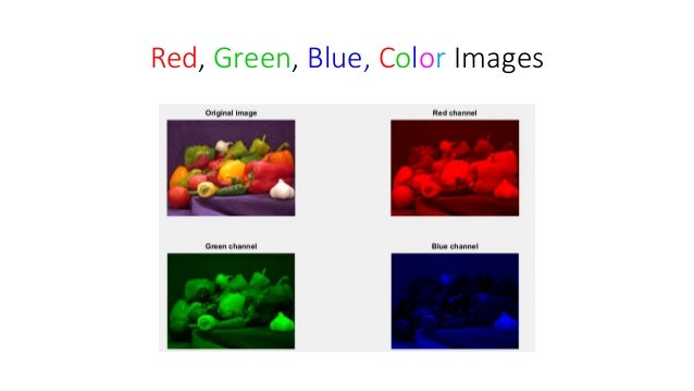 Basic image processing techniques