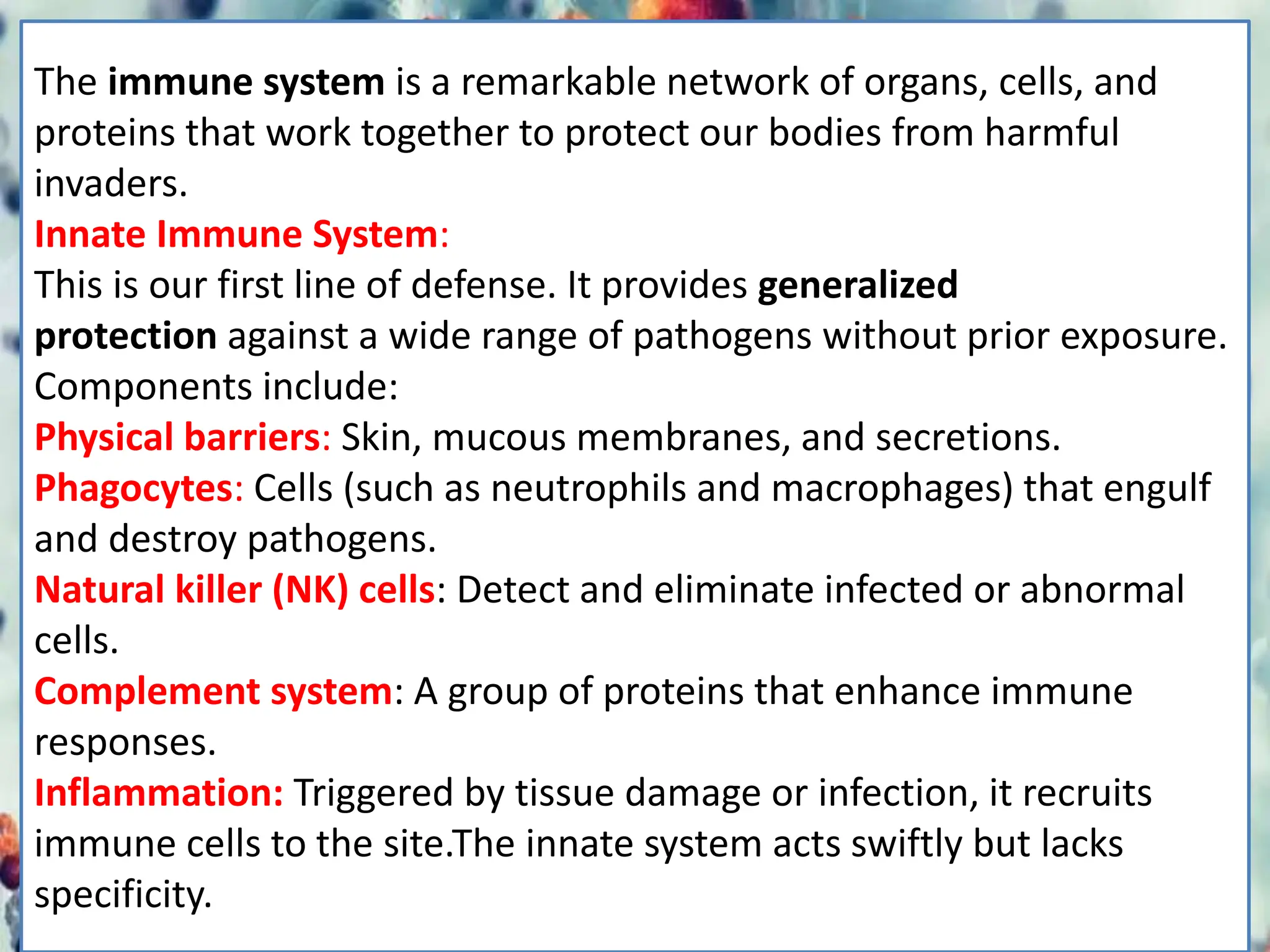 BASIC IMMUNOLOGY contains pathology .pptx