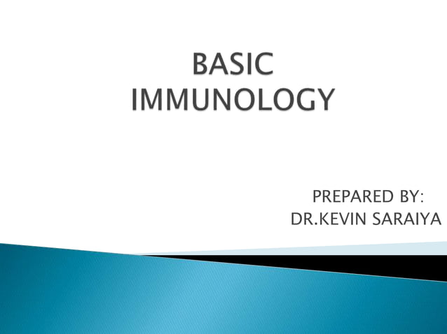 BASIC_IMMUNOLOGY_-_Copy.pptx | Infectious Diseases | Diseases and Conditions