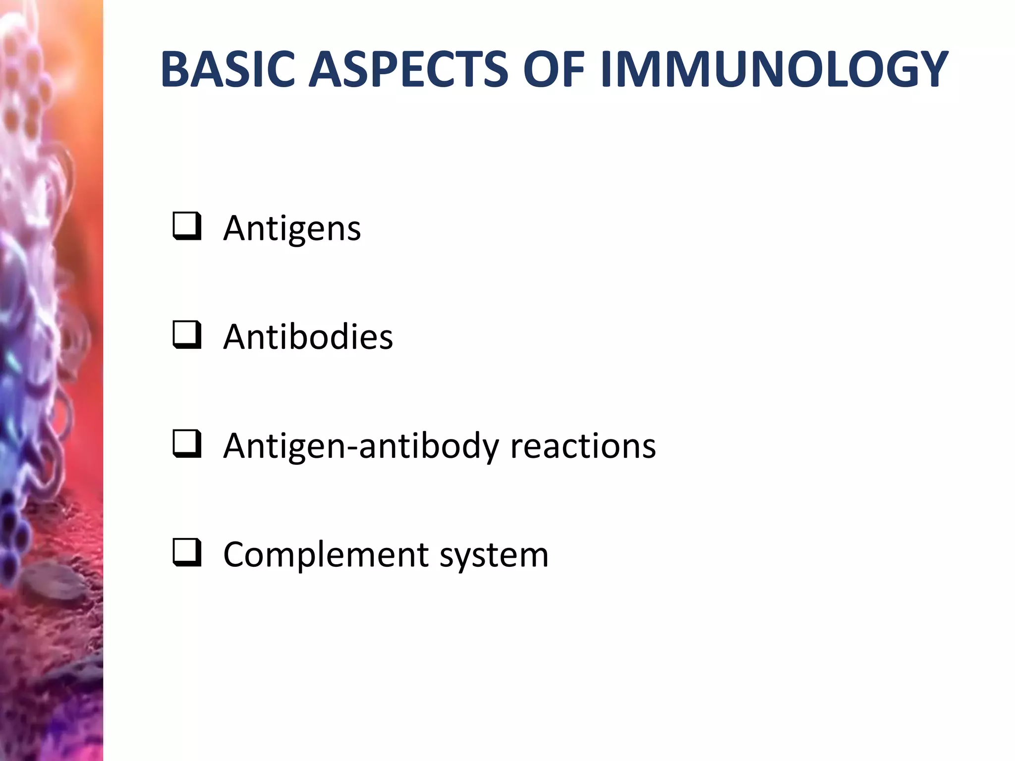 Basic immunology | PPTX