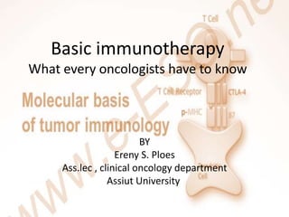 Basic immunotherapy | PPTX