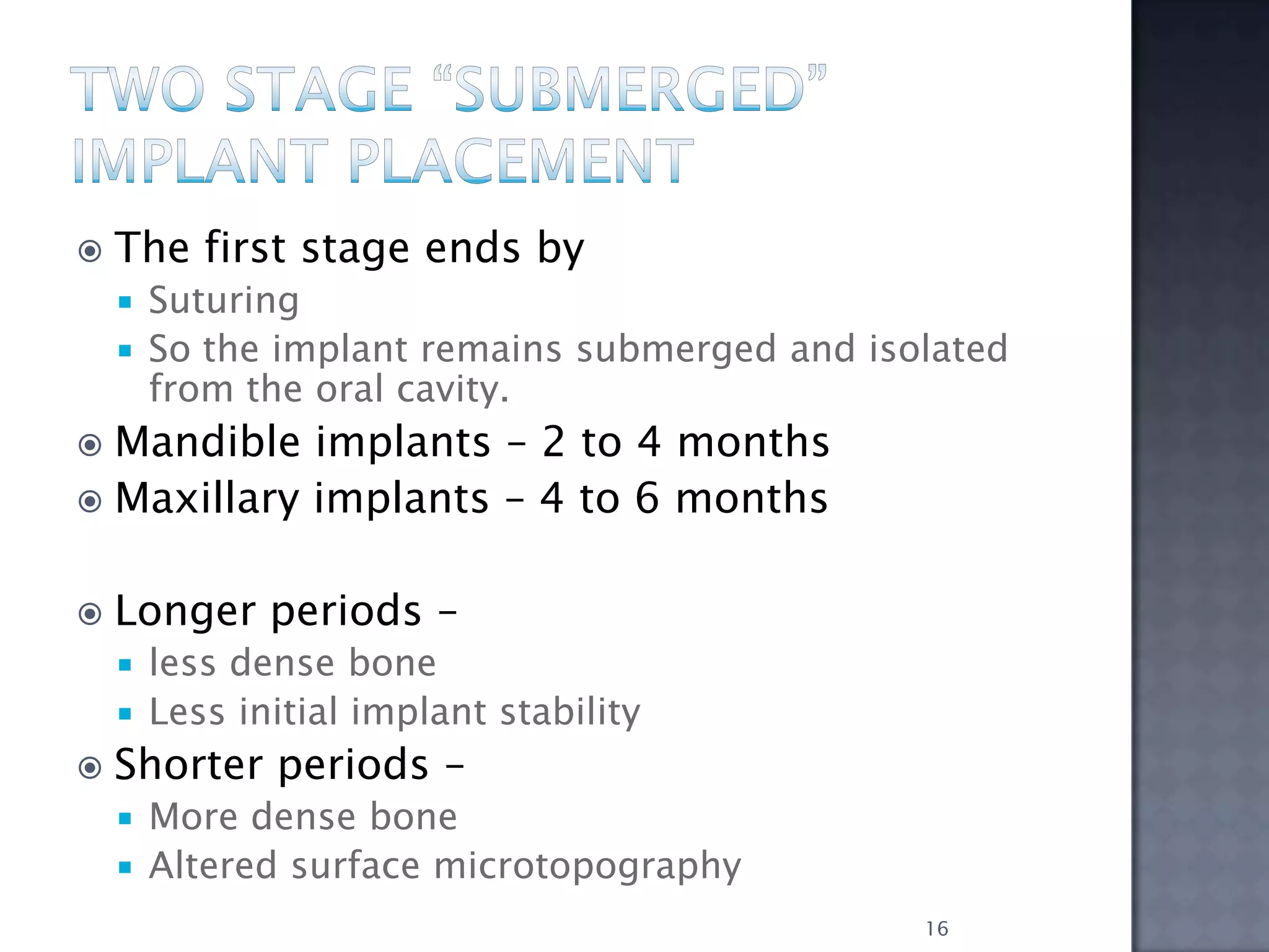 Basic implant surgery | PPTX
