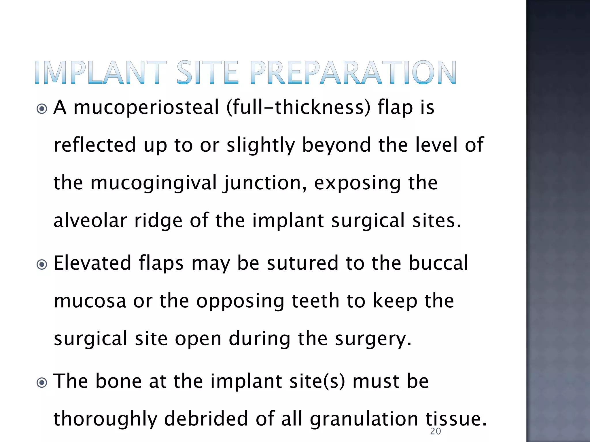 Basic implant surgery | PPTX