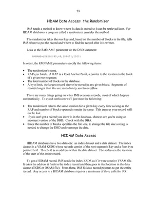 Basic IMS For Applications | DOC | Databases | Computer Software and Applications