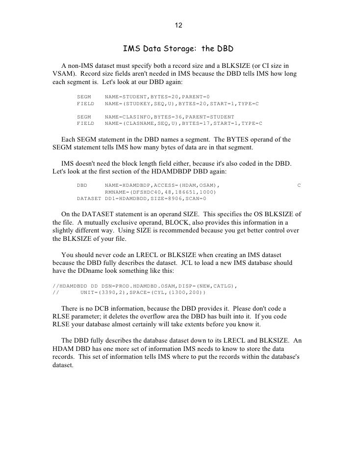 Basic IMS For Applications