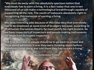 Unconditional Basic Income as the Freedom to Live and Learn | PPTX