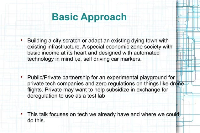 Basic income cities presentation | PPT | Government Support and Welfare ...