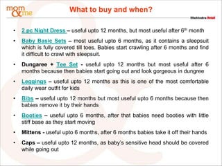 Basic infant clothing | PDF