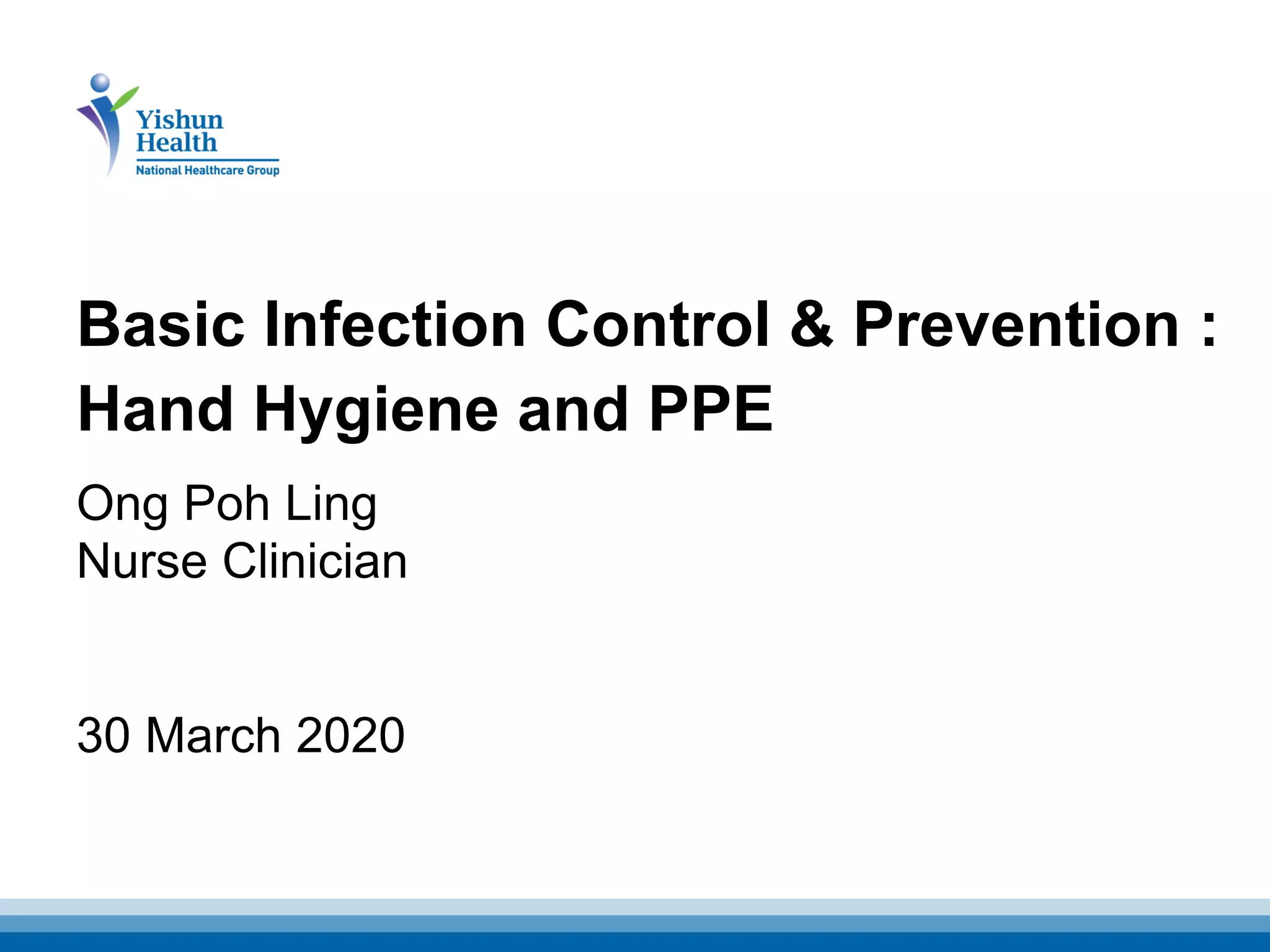 Basic infection control prevention 30 march 2020 | PPT