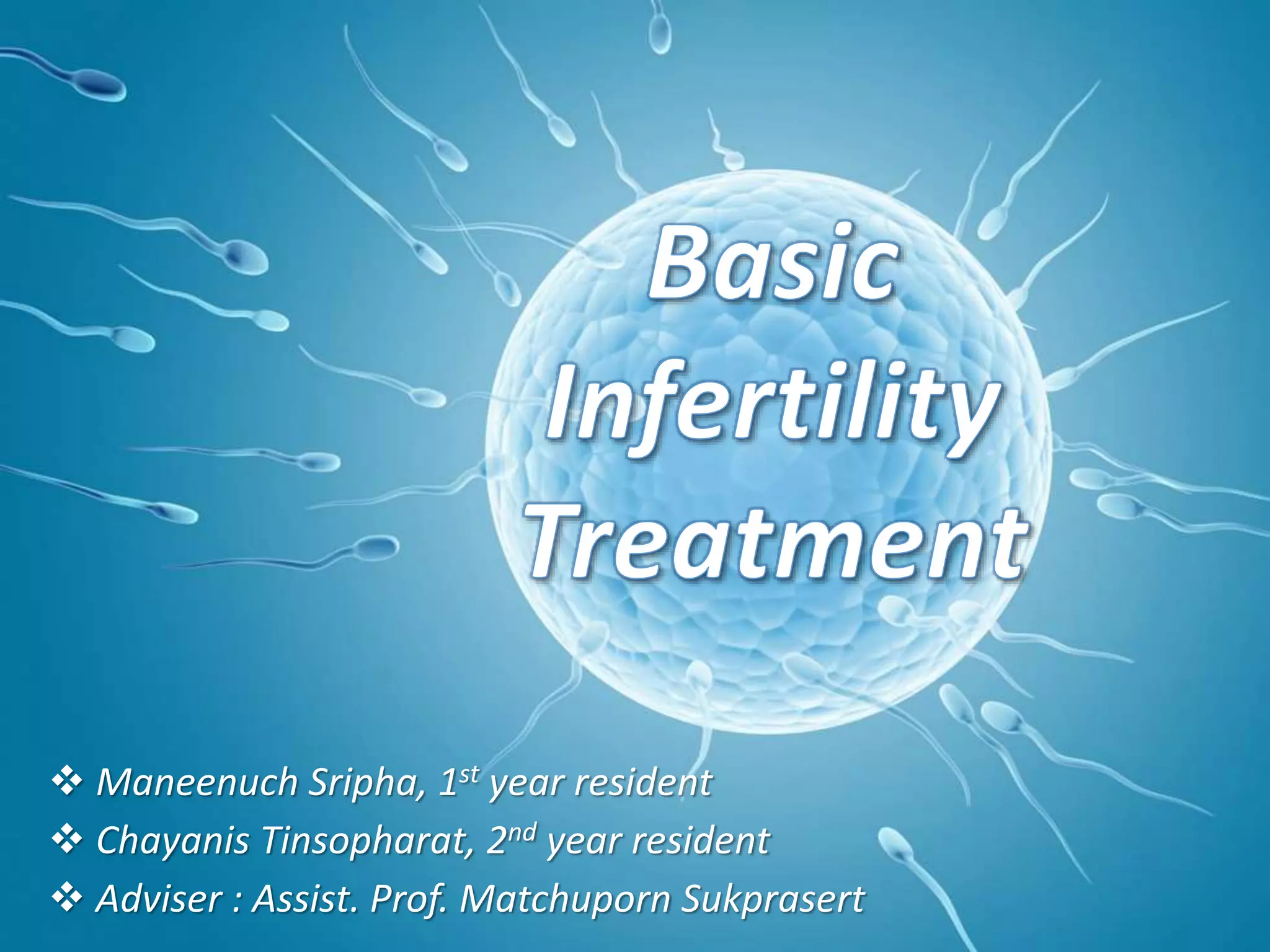 Basic infertility rx 17.02.2016