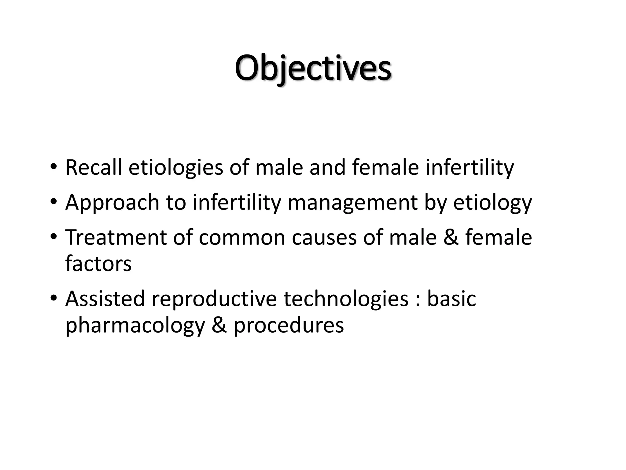 Basic infertility rx 17.02.2016