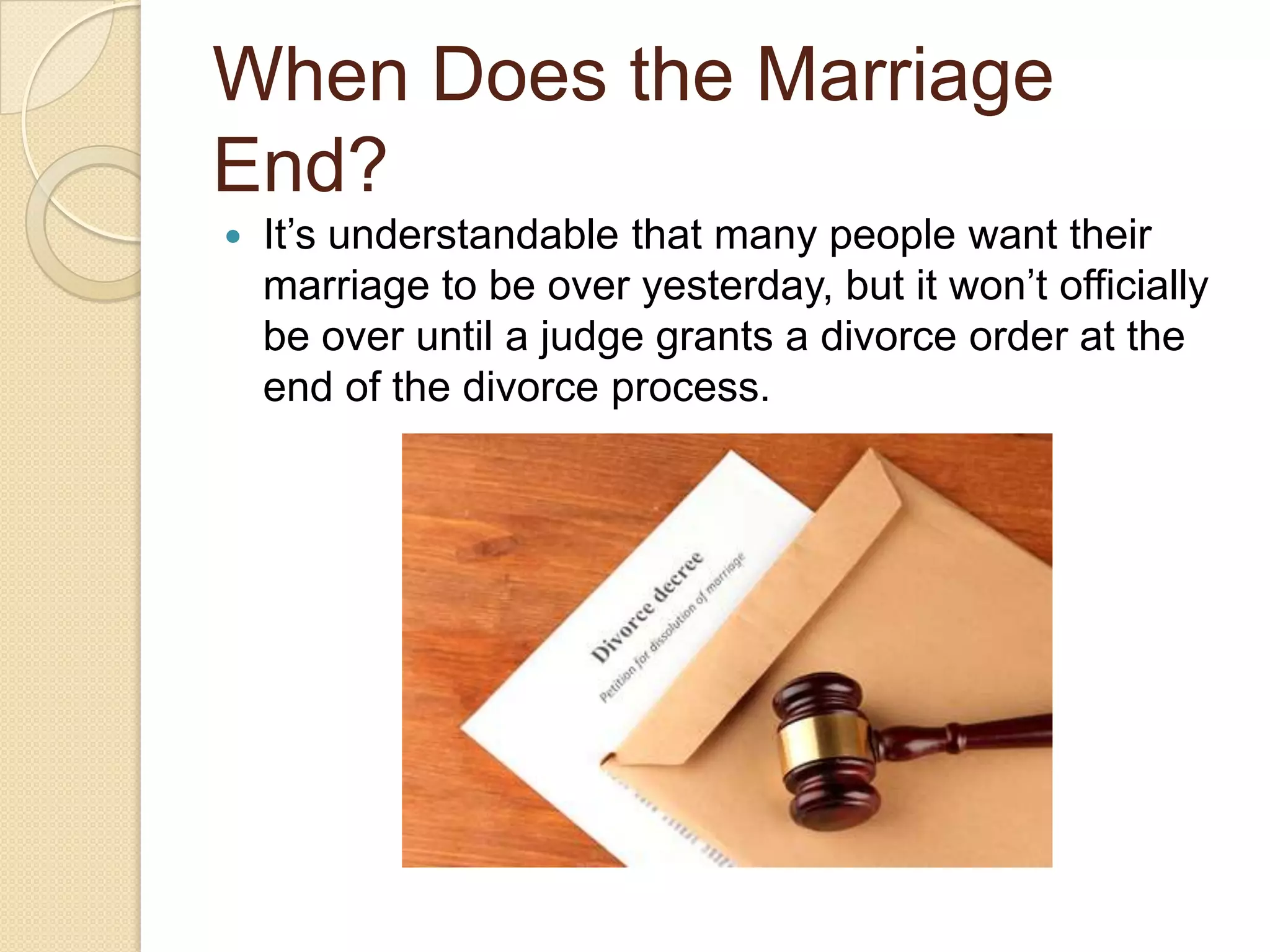 Basic Information About Divorce in Canada | PPT