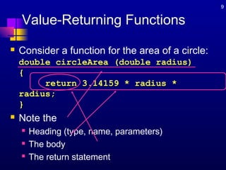 Basic information of function in cpu | PPT
