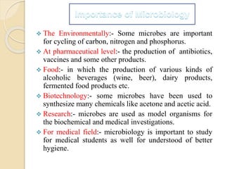Basic Information of Microbiology | PPTX