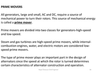 Basic information on electricity, marine electricity, alternators and ...