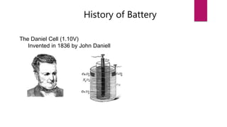 Basic information's of batteries | PPTX