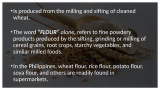 Basic Ingredients in Baking and its function | PPTX