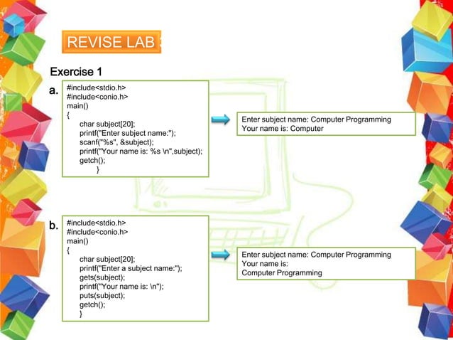 Basic Input And Output Ppt 