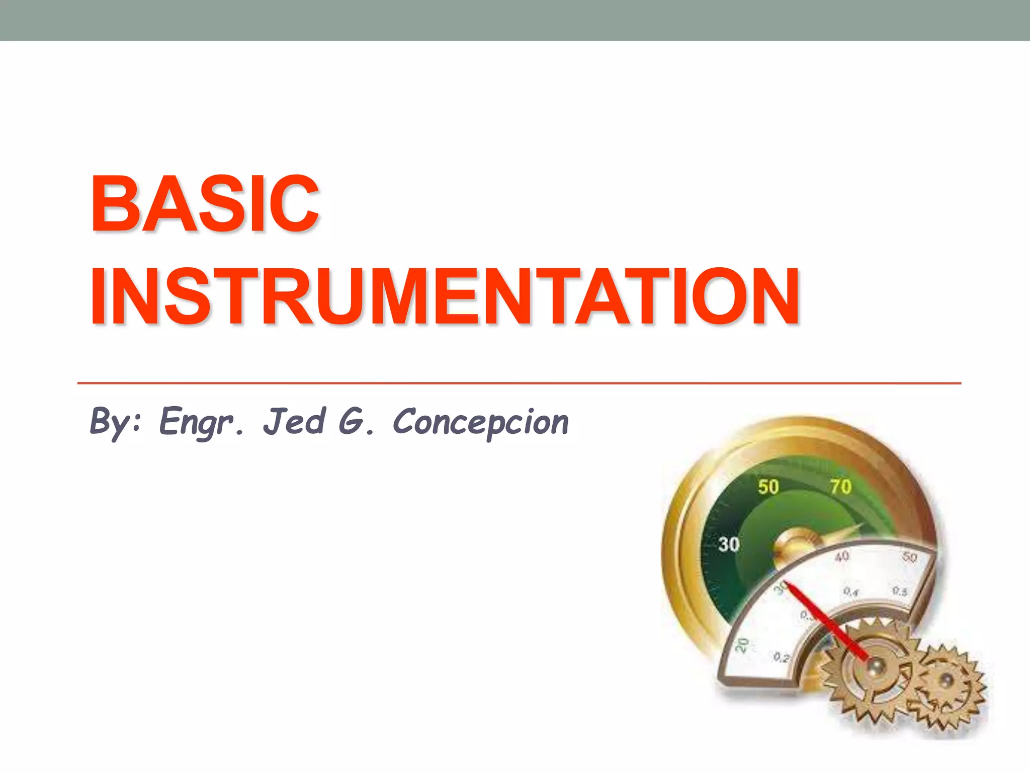 Basic instrumentation | PPT