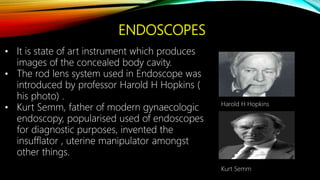 Basic instrumentation in endoscopy | PPTX