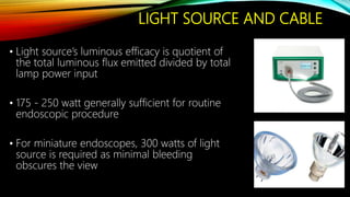 Basic instrumentation in endoscopy | PPTX