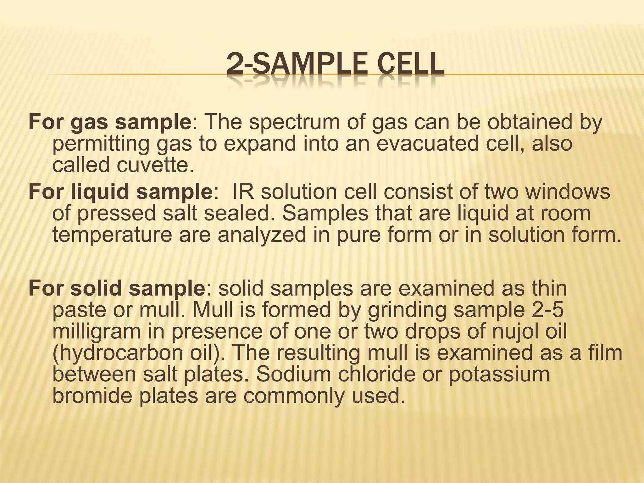 Basic instrumentation of ir and vibration modes | PPTX