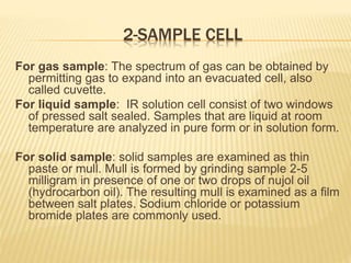 Basic instrumentation of ir and vibration modes | PPTX