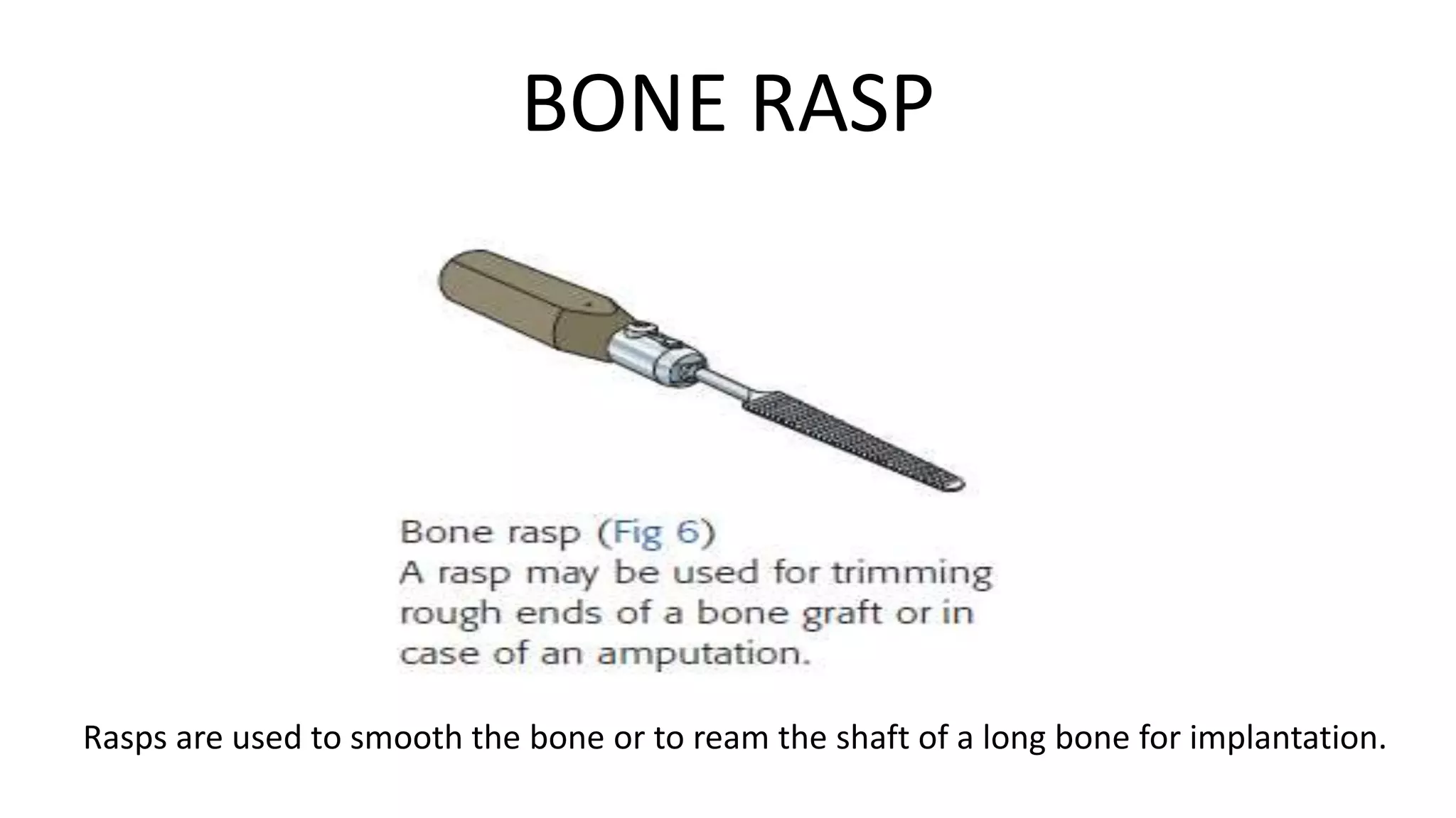 Basic instrument in orthopaedic surgery re | PPTX