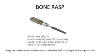 Basic instrument in orthopaedic surgery re | PPTX