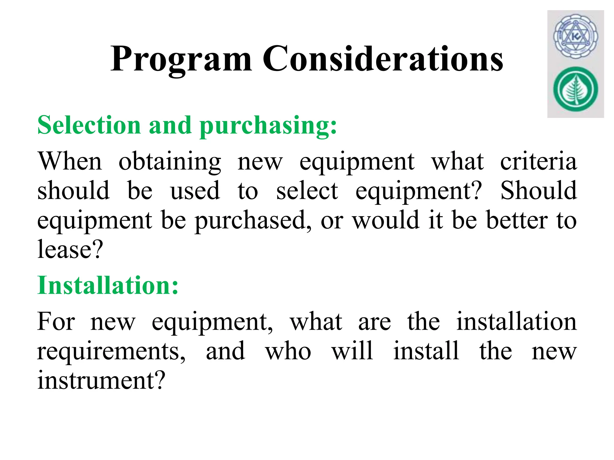 Basic Instruments-Equipment; Application and Management.pptx