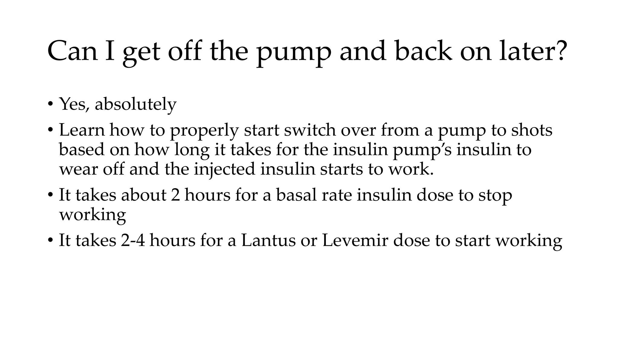 Basic Insulin Pumping | PPTX